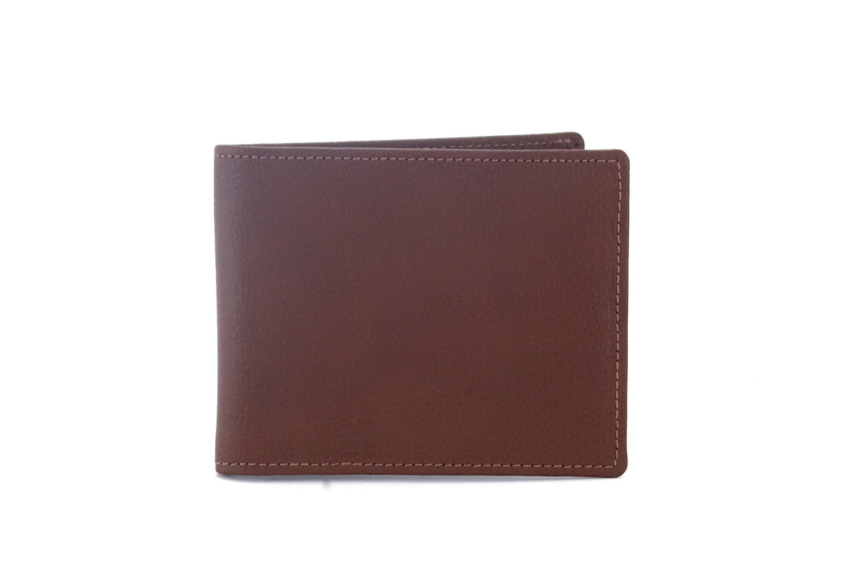 Wallet -large bi fold- (Martin) Brown leather-crocodile feature 3 ...