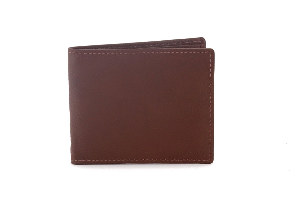 Wallet -large bi fold- (Martin) Brown leather-crocodile feature 4 ...